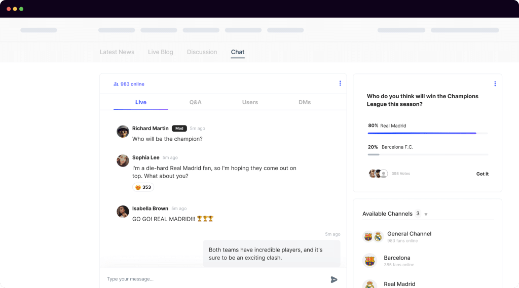 Arena: Create an AI-powered Community on Your Website | Arena